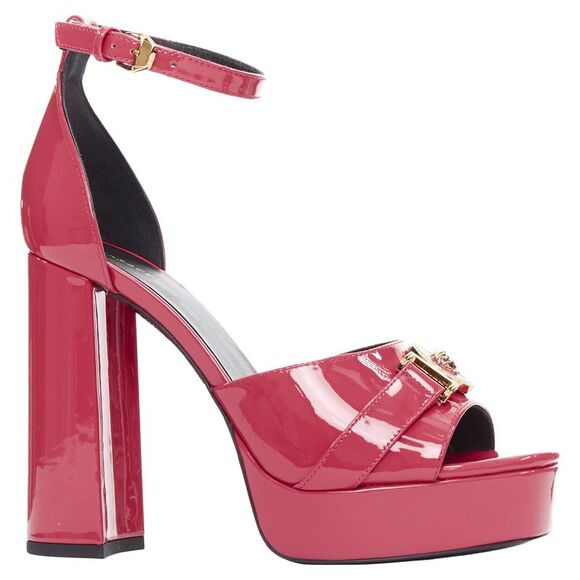 Versace | Shoes | Versace Tribute Medusa Emblem Open Toe Platform ...